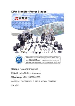 DPA Transfer Pump Blades - radarzeng Flip PDF | AnyFlip