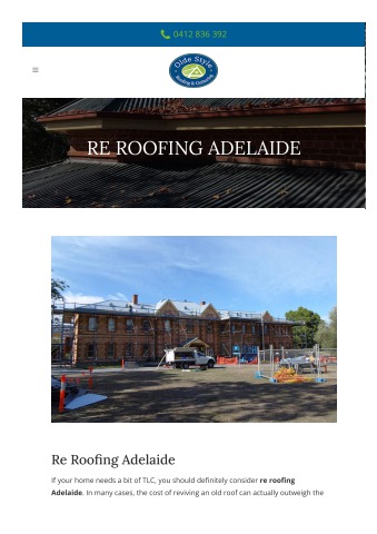 The Best Re Roofing Adelaide - roofandguttersa Flip PDF | AnyFlip