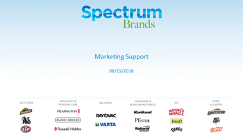 Marketing Support - Spectrum Brands LATAM Flip PDF | AnyFlip