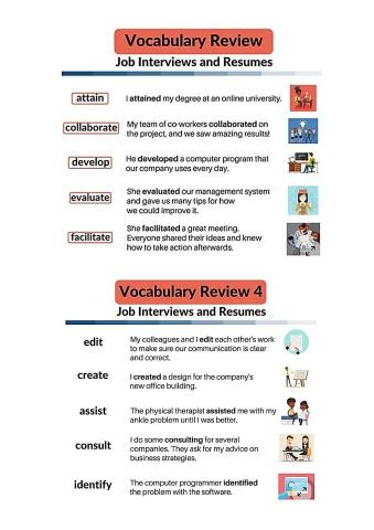 Job interview Vocab 1