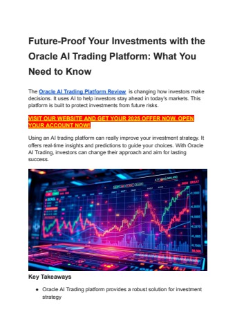 Oracle AI Trading Bot