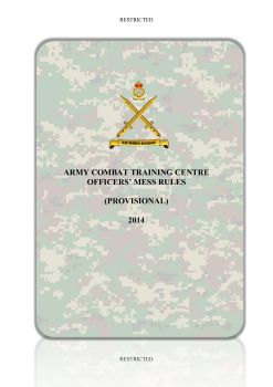 PULADA OFFICERS' MESS RULES - fadzilngadiman Flip PDF | AnyFlip
