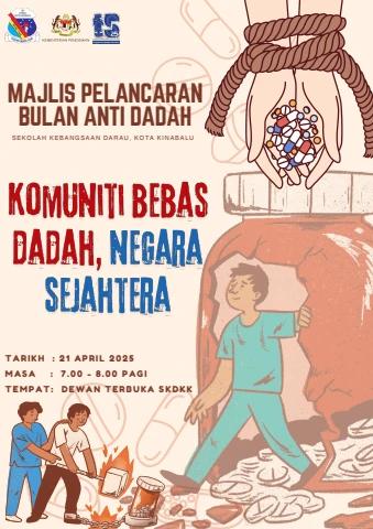 BUKU PROGRAM MAJLIS PELANCARAN BULAN ANTI DADAH SKDKK 2025