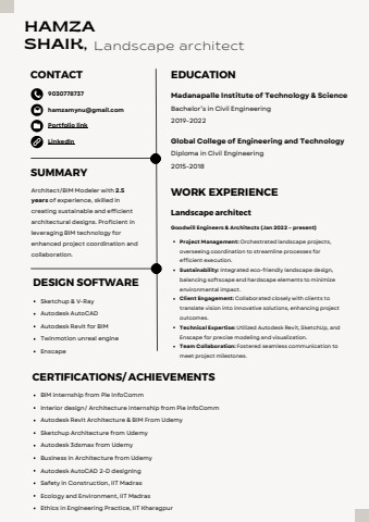 Portfolio - Hamza Shaik Flip PDF | AnyFlip