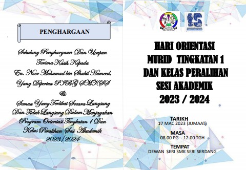 BUKU PROGRAM HARI ORIENTASI MURID TINGKATAN 1 DAN KELAS PERALIHAN SESI ...