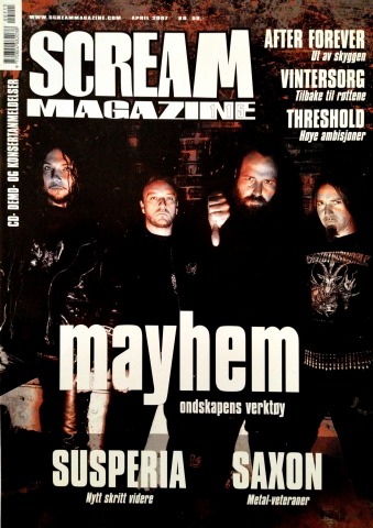SCREAM MAGAZINE NR 115 APRIL 2007-MAYHEM - heavenfalls2011 Flip PDF ...