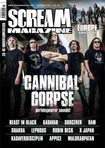 SCREAM MAGAZINE NR 221 NOVEMBER 2017-CANNIBAL CORPSE - heavenfalls2011 ...