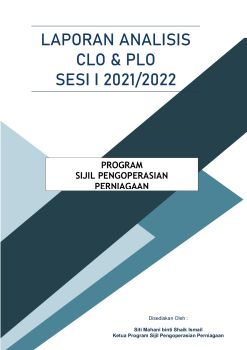 LAPORAN CLO_PLO_PLORR SESI I 2021/2022 - honeis80 Flip PDF | AnyFlip