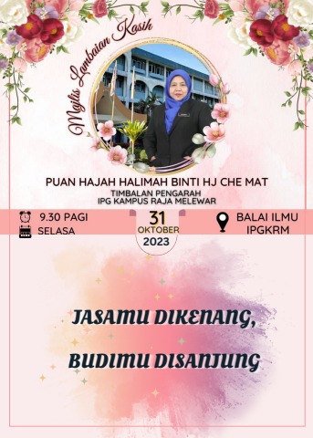 Majlis Lambaian Kasih-Pn Hajah Halimah binti Hj Che Mat - SJH20622 ...