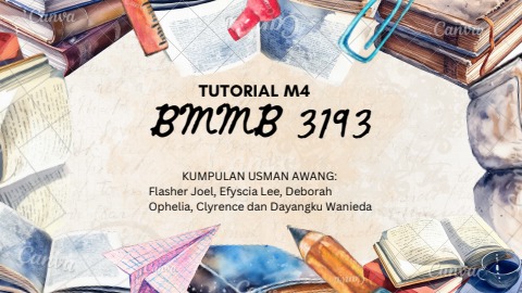 TUTORIAL M4 BMMB3193 - efyscialee Flip PDF | AnyFlip