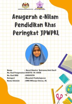 Anugerah e-Nilam Peringkat JPWPKL 2022 - maisrhnf Flip PDF | AnyFlip