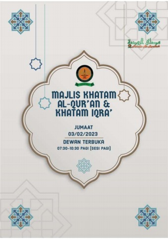 Buku Program Majlis Khatam al-Quran dan Khatam Iqra - wahidanaz95 Flip ...