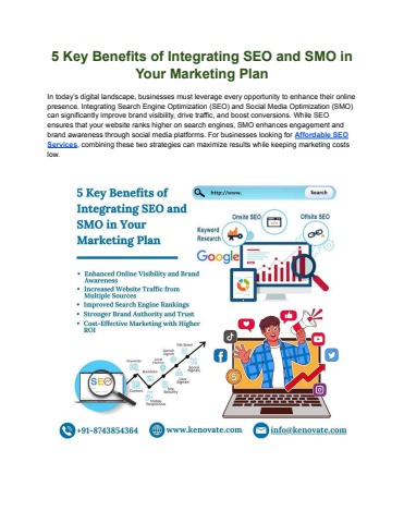 5 Key Benefits of Integrating SEO and SMO in Your Marketing Plan