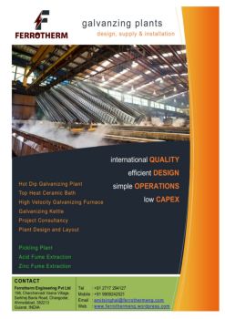 Galvanizing Plant Manufacturer - Ferrotherm Engineering Pvt Ltd Flip ...