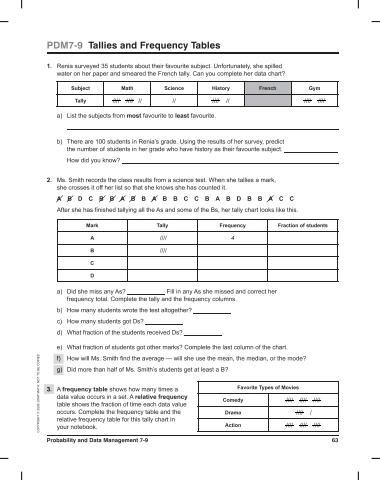 Grade-7-Worksheets-Probability-and-Data-Management