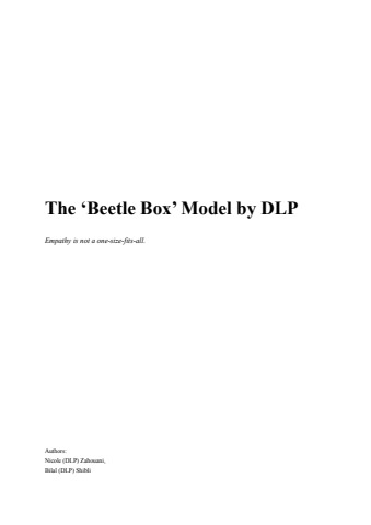 The ‘Beetle Box’ Model by DLP - Nicole Zahouani Flip PDF | AnyFlip