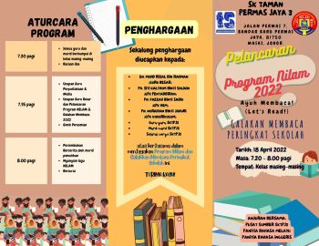 BUKU PROGRAM PELANCARAN NILAM 2022 SKTPJ3 - SK TAMAN PERMAS JAYA 3 Flip ...