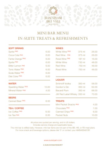 Minibar Menu - Iruveli Flip PDF | AnyFlip