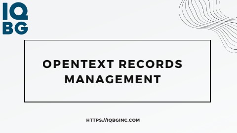 OpenText records management - IQ BQ Flip PDF | AnyFlip
