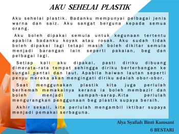 Aku Sehelai Plastik - RAK MAYA PSS SK SERI KEPAYANG (Bahan Digital ...