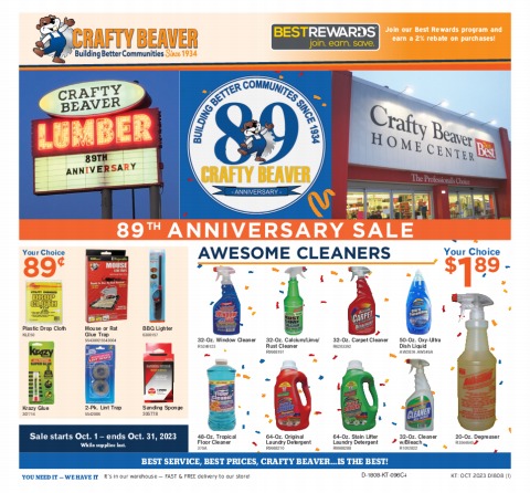 1808 Crafty Beaver - Oct