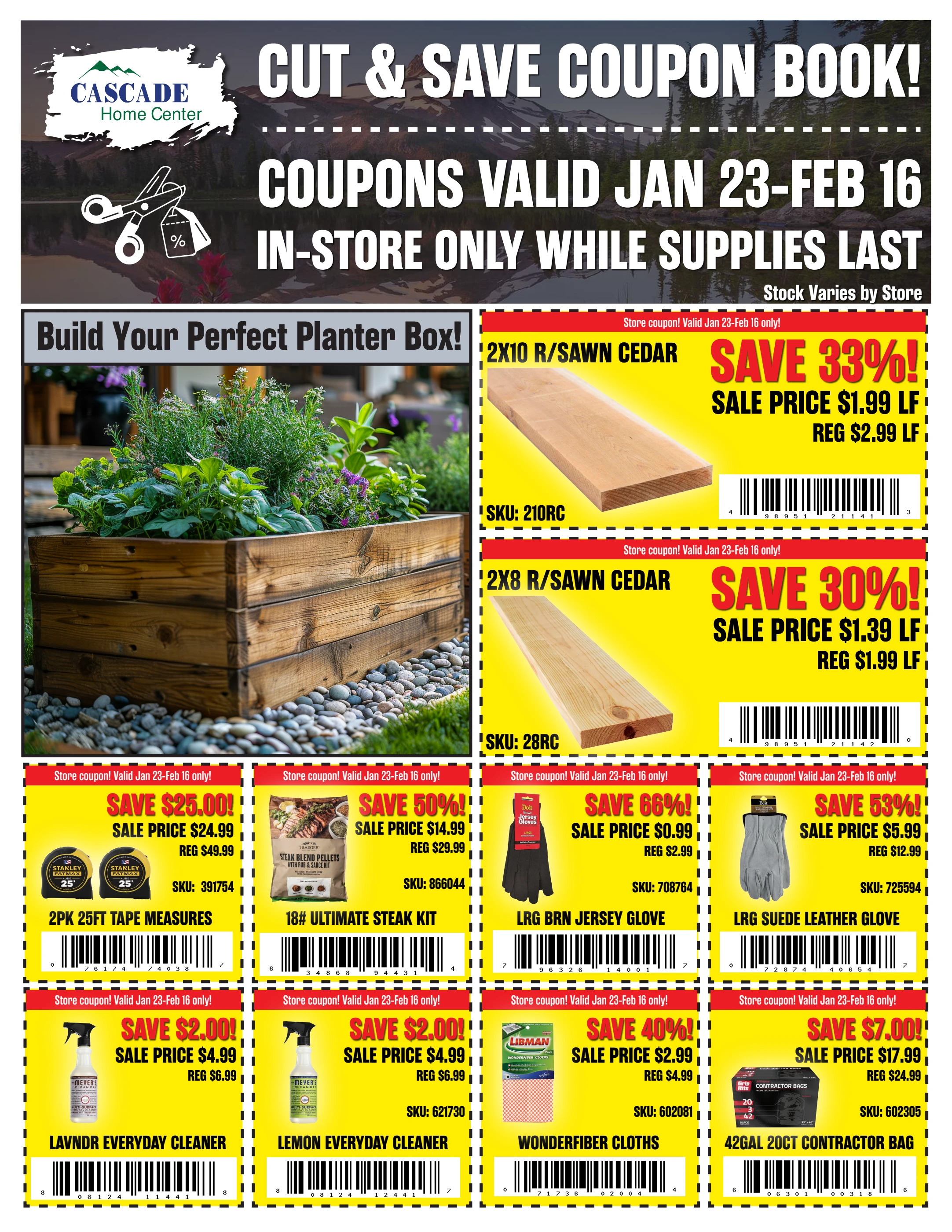 Cascade COUPON BOOK