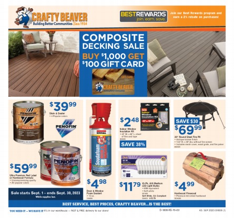 Crafty Beaver - Sept