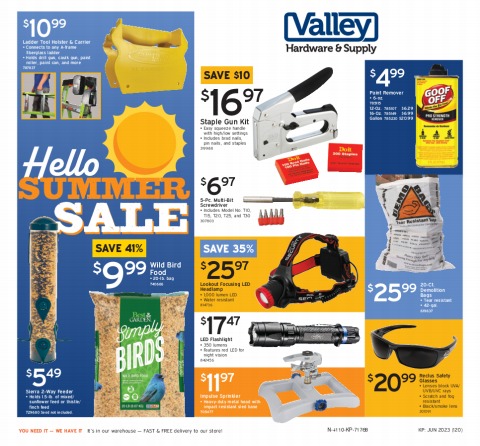 Valley Hardware June Circular