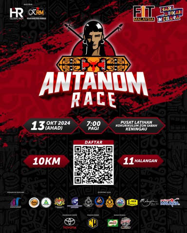 COLOUR FUN RUN X ANTANOM RACE - PISMPRBT0621 Jenney Chong Zheng Yi Flip ...