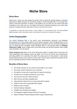 Niche Store - Online Shopping Mall Flip PDF | AnyFlip