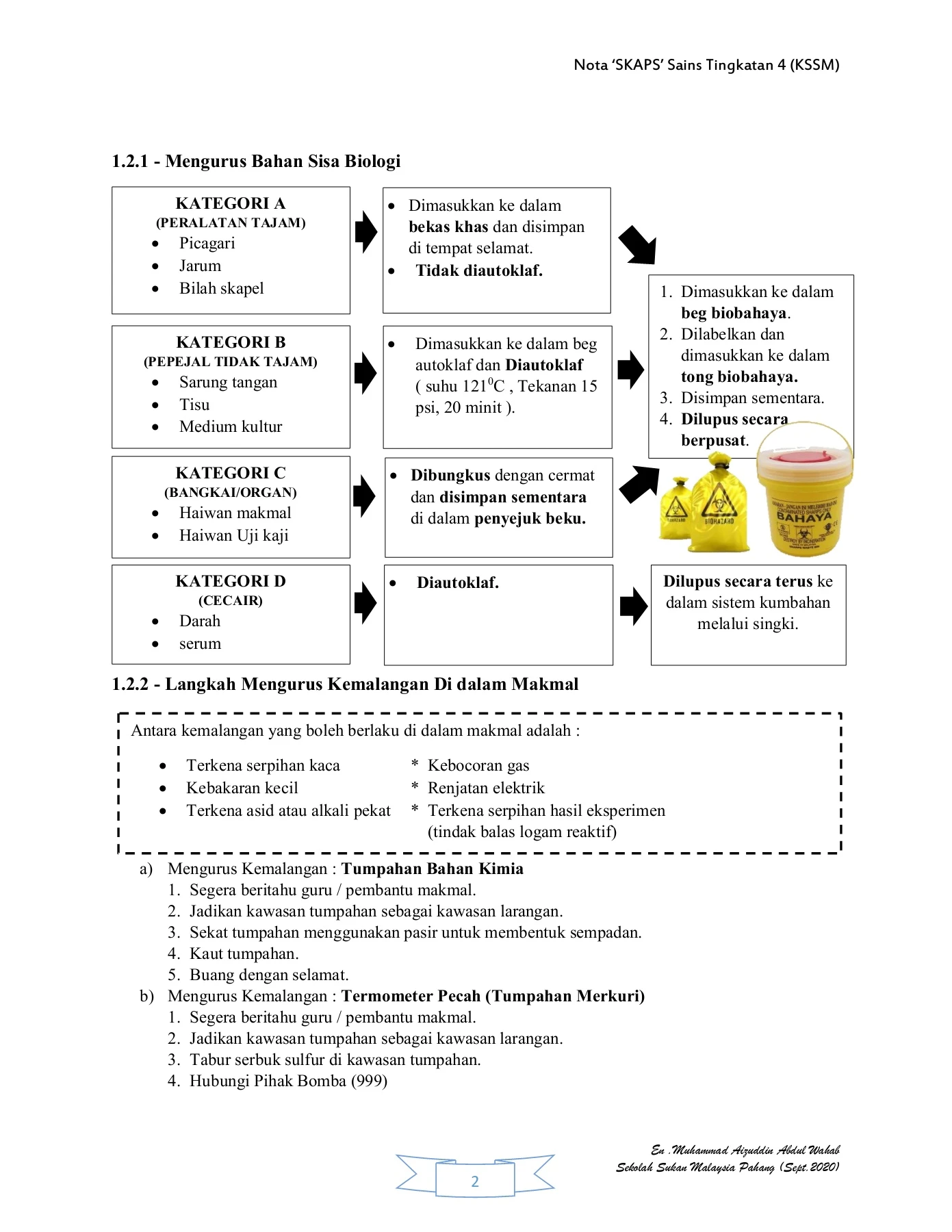NOTA RINGKAS SAINS T4 KSSM