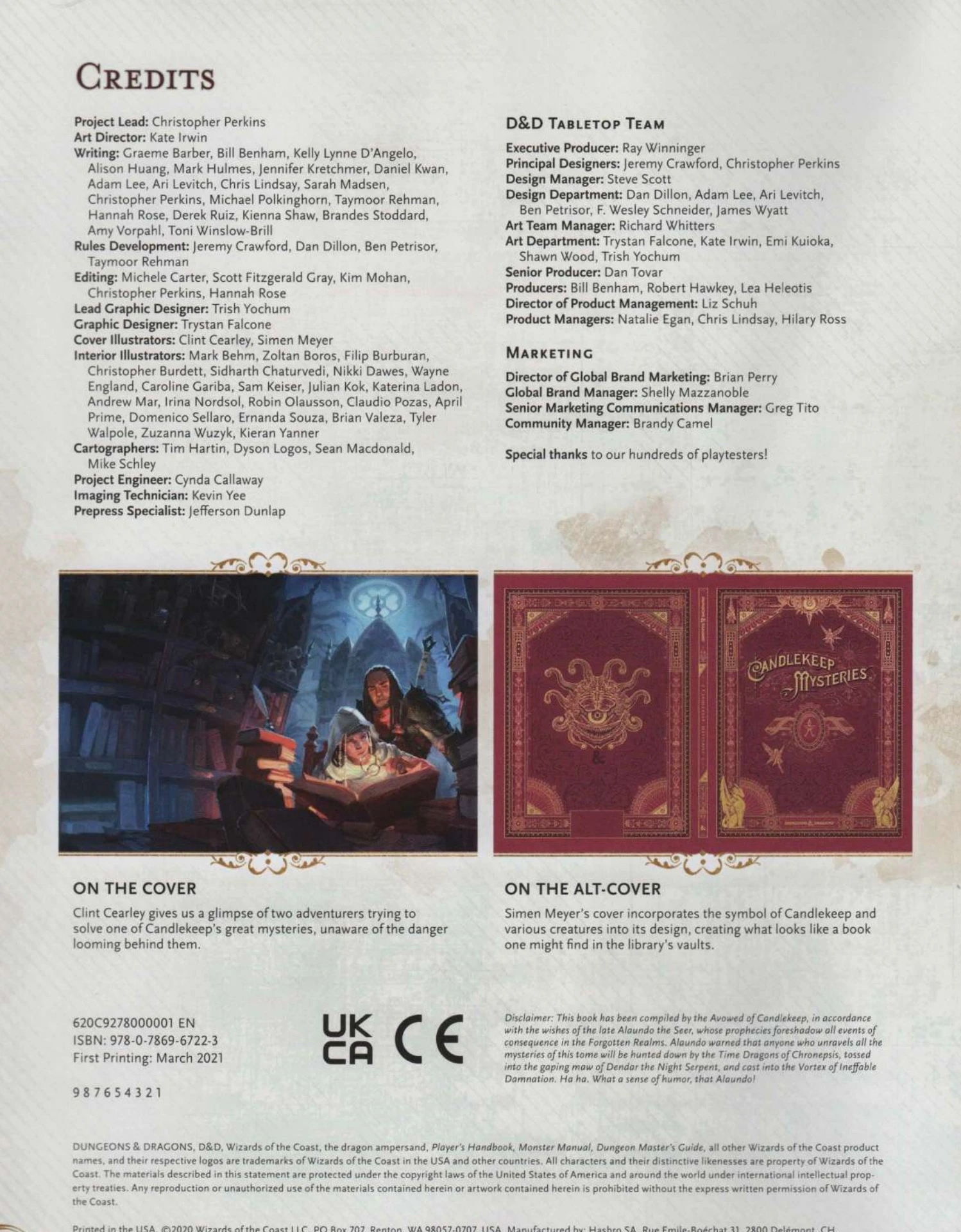 D&D 5e Candlekeep Mysteries (lv1-16)
