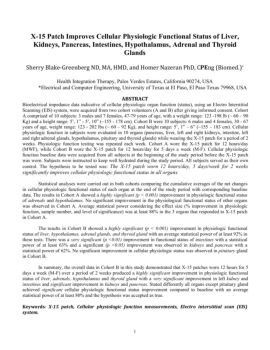 X-15 Patch Improves Cellular Physiologic Functional Status ... - Guset ...