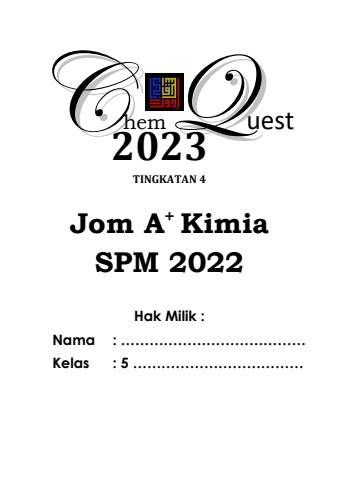 2022 T4 chemquest - Nafiesdk Flip PDF | AnyFlip