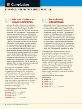 Make sense of problems and persevere in solving them. MP2 ... - Guset ...