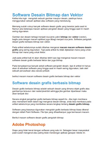 Software Desain Bitmap dan Vektor - fauzul marvel Flip PDF | AnyFlip