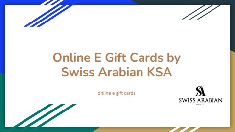 Online E-Gift Cards by Swiss Arabian KSA