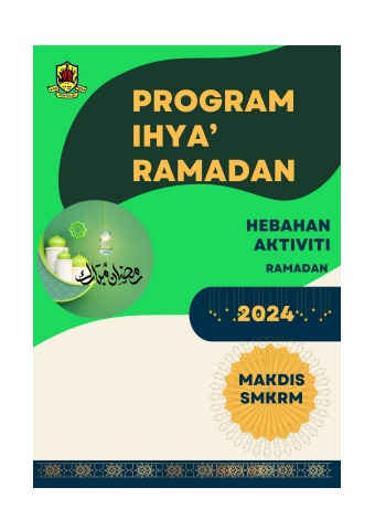 HEBAHAN PROGRAM IHYA RAMADAN 2024 - bakarrozaini Flip PDF | AnyFlip