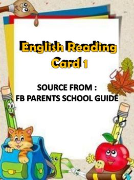 ENGLISH READING CARD 1 - nizahoney5 | Membalik PDF Dalam talian | AnyFlip