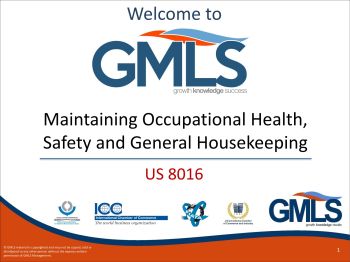 8016 - Maintaining Occupational Health Safety and General Housekeeping ...