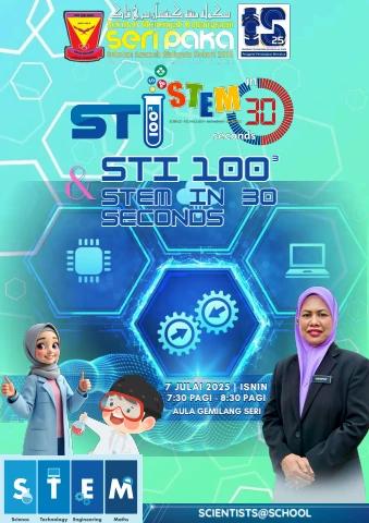 PROGRAM STI 100 dan STEM in 30 Seconds SMK Seri Paka