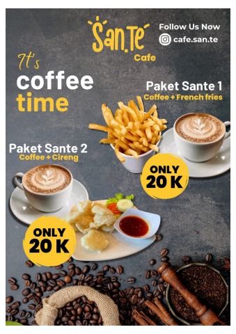 Paket San.Te - San Te Cafe Flip PDF | AnyFlip
