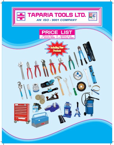 TAPARIA PRICE LIST 24-25