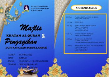 BUKU PROGRAM MAJLIS KHATAM AL-QURAN - firdaushamzi710 Flip PDF | AnyFlip