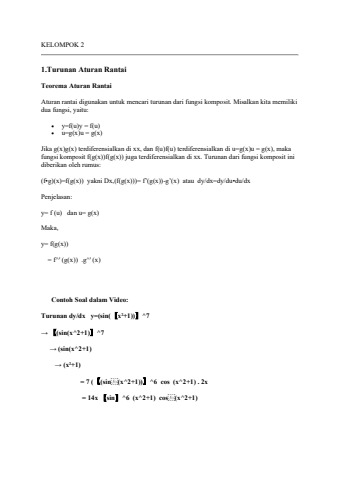 TURUNAN IMPLISIT & TURUNAN RANTAI - WULAN AURORA HANA MAMAHIT Flip PDF ...