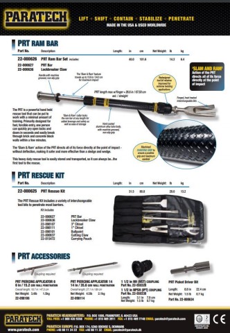 PARATECH -PERCUSSIVE RESCUE TOOL - bombakualamuda Flip PDF | AnyFlip