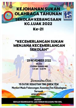 BUKU PROGRAM SUKAN TAHUNAN SEKOLAH KEBANGSAAN KG. LUAK 2022 - triany ...