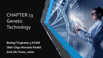 BIO T5 KSSM cHAPTER 13 Genetic Technology - zurhana86 Flip PDF | AnyFlip