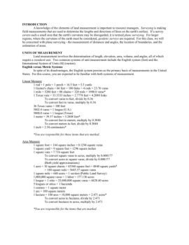 INTRODUCTION UNITS OF MEASUREMENT - WFSC 406 - Guset User Flip PDF ...