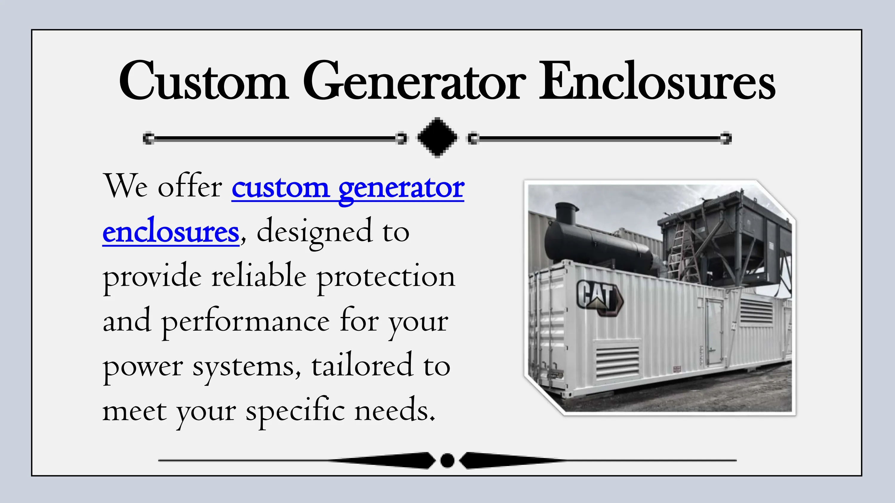 Custom Generator Enclosures Phoenix Products Debuts New Facility
